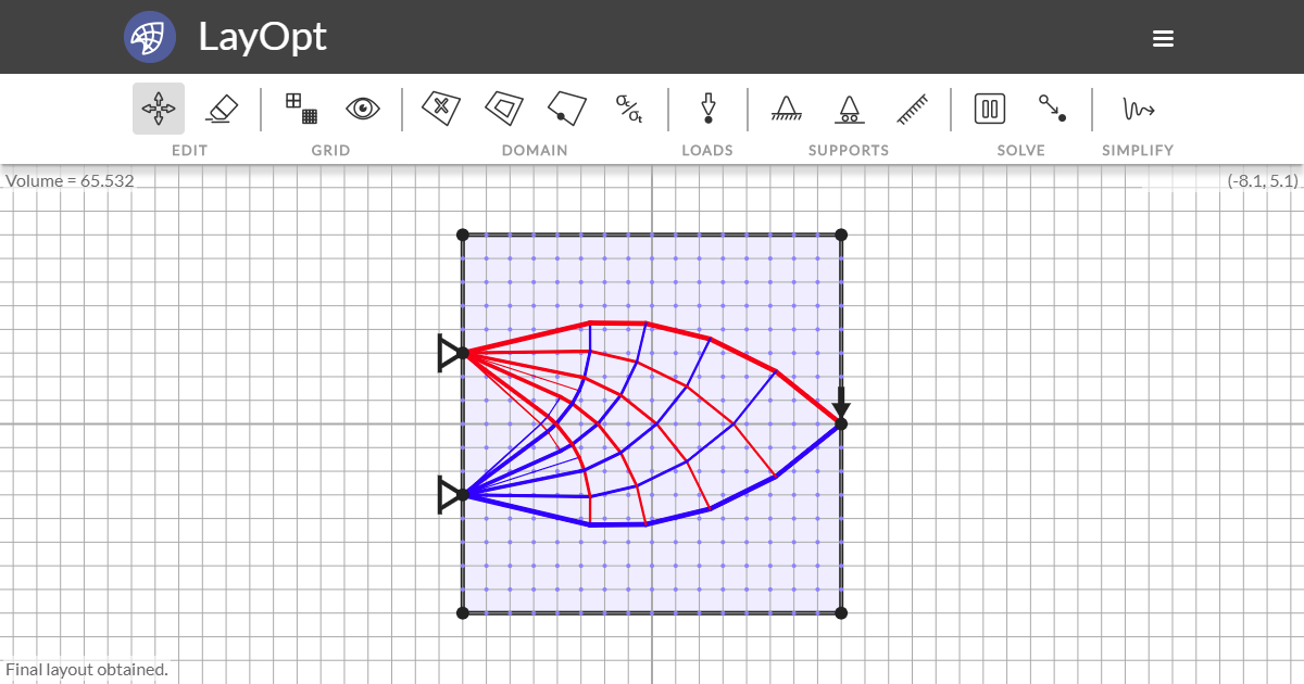 LayOpt | Truss layout optimization tool LayOpt | Truss layout optimization tool